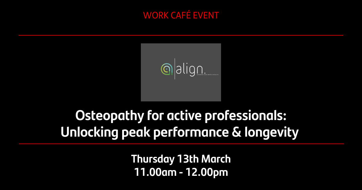Align event | Santander Work Café, Jersey